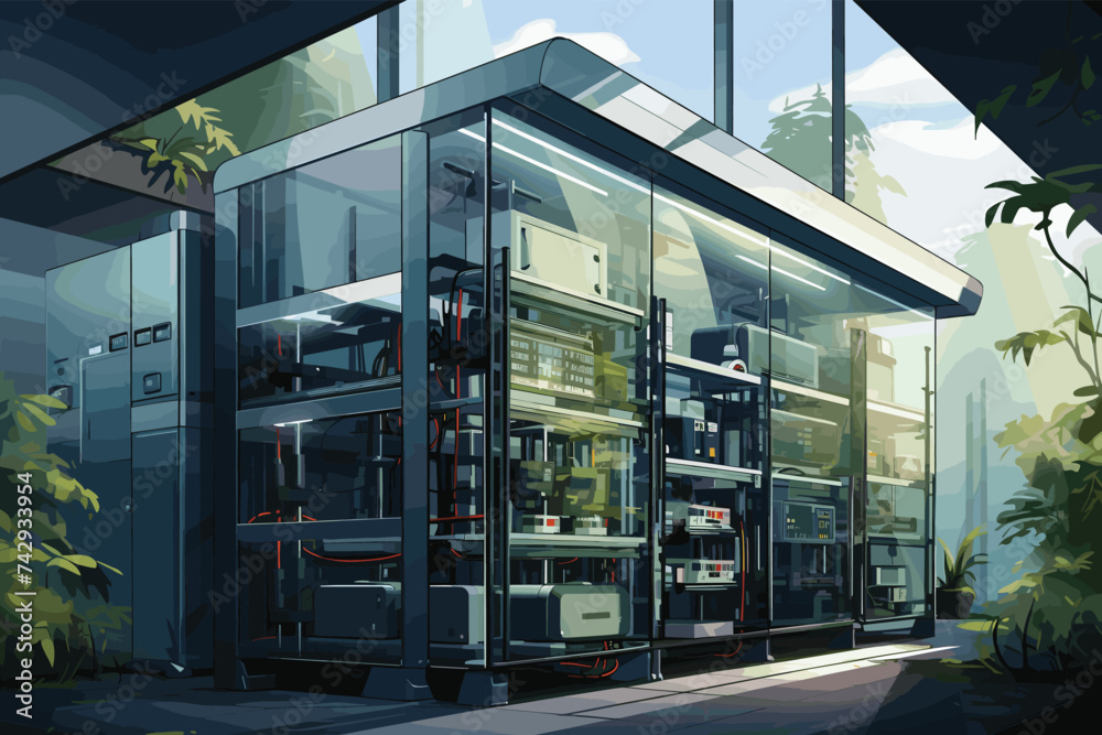 3D Render Modern Architecture Design on Isolated background, Luxury ...