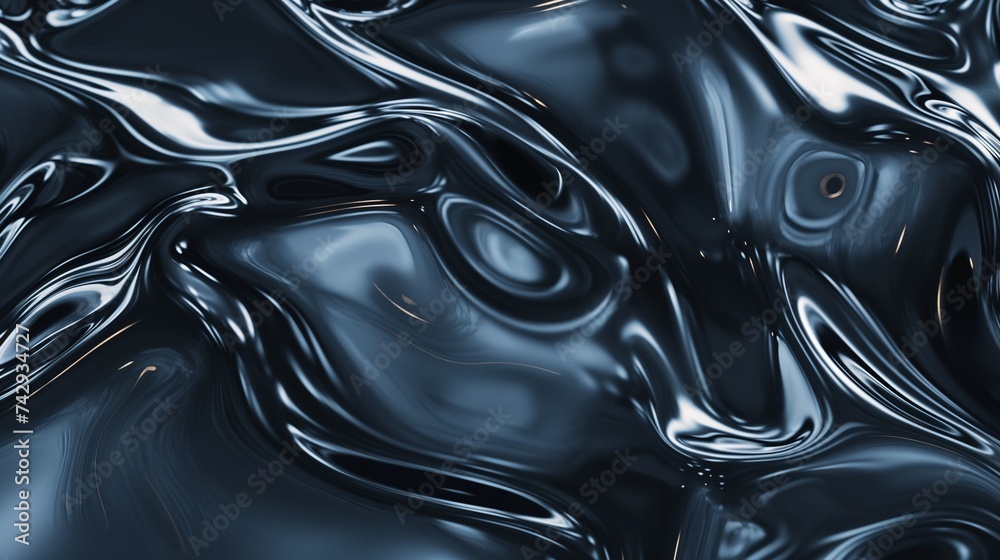 A wallpaper pattern featuring smooth, flowing lines that resemble ...