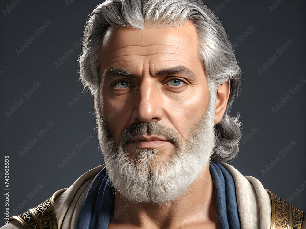 Abraham's Resolve: Portrait of the Biblical Patriarch Abraham ...