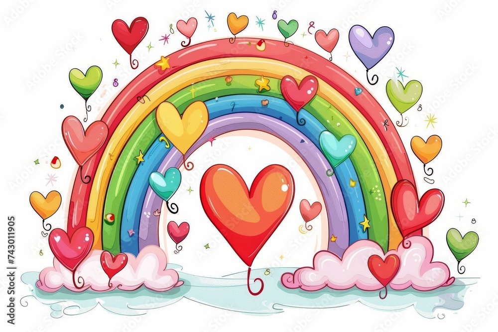 LGBTQ Pride rookie. Rainbow emerald colorful riffle diversity Flag ...