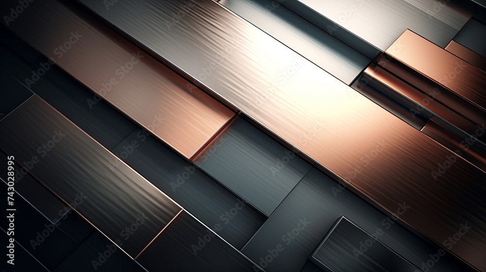 High-resolution image showcasing the contrast of copper and silver ...