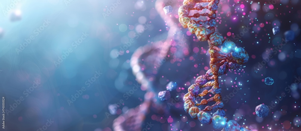 Baby DNA programming test tube baby Fertilization of the egg by sperm ...