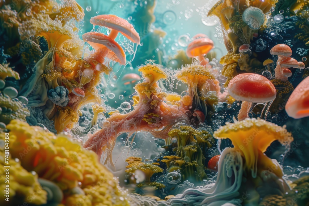 Ultra detailed super macro worlds reveal the elements and skeletons of ...