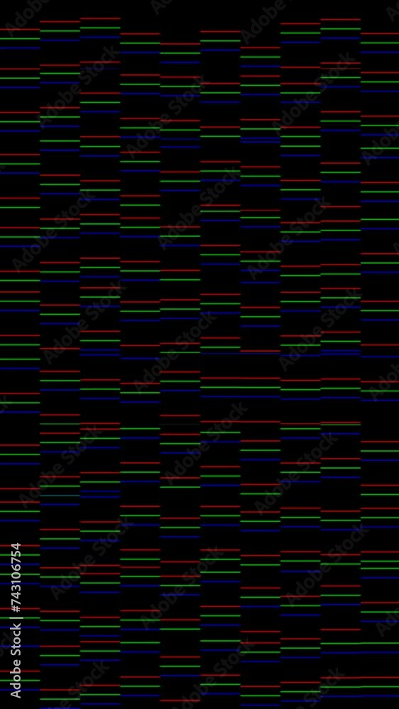 Thin dancing RGB lines on black background - Discrete and textured ...