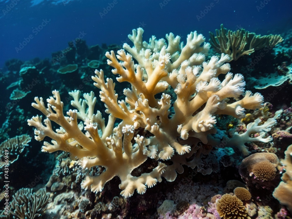 Coral bleaching linked to elevated sea temps: Loss of symbiotic ...