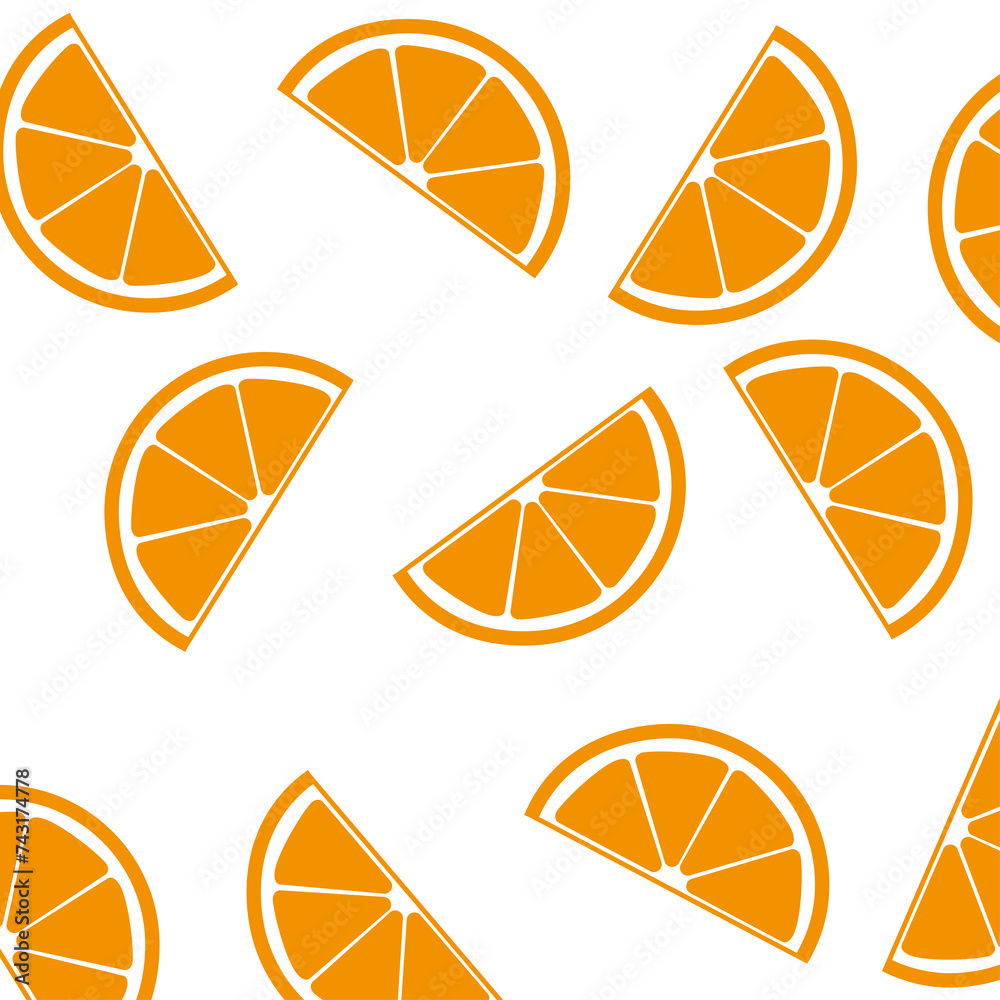 Plantilla de naranjas. Diseño de plantilla vectorial. Ilustración de ...