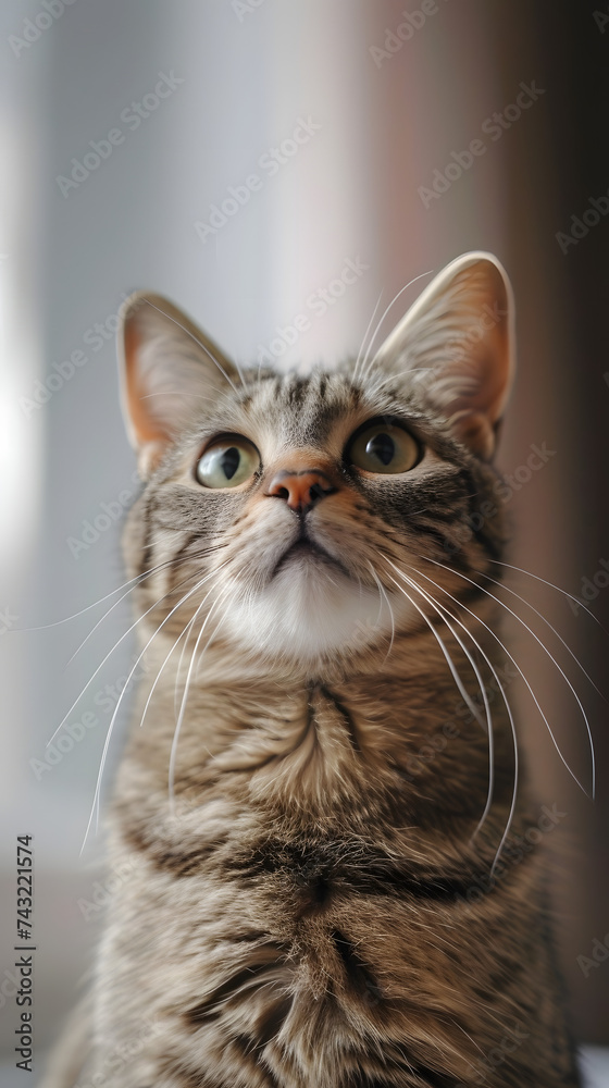 cat with a puzzled expression, cute kitten, animals, fur, kitty ...