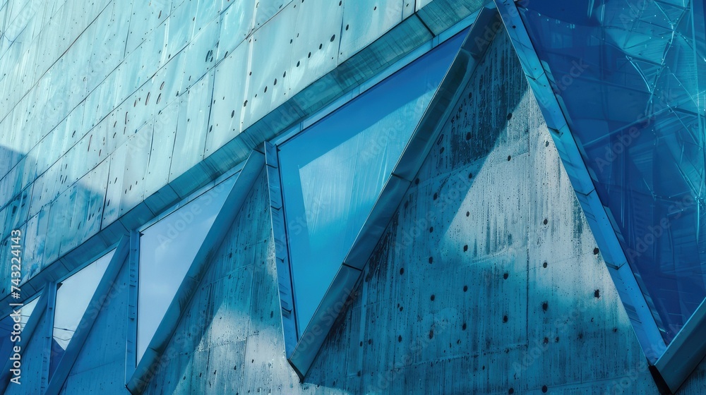 low panoramic and perspective views, impressive heights and scale of ...