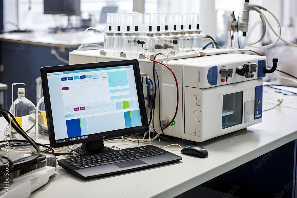 Analysis in Action: A fully equipped Gas Chromatograph workstation in a ...