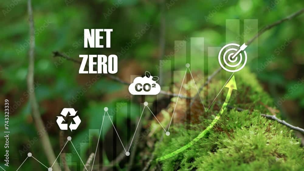 Net zero emissions and carbon neutral concept. Net zero greenhouse gas ...