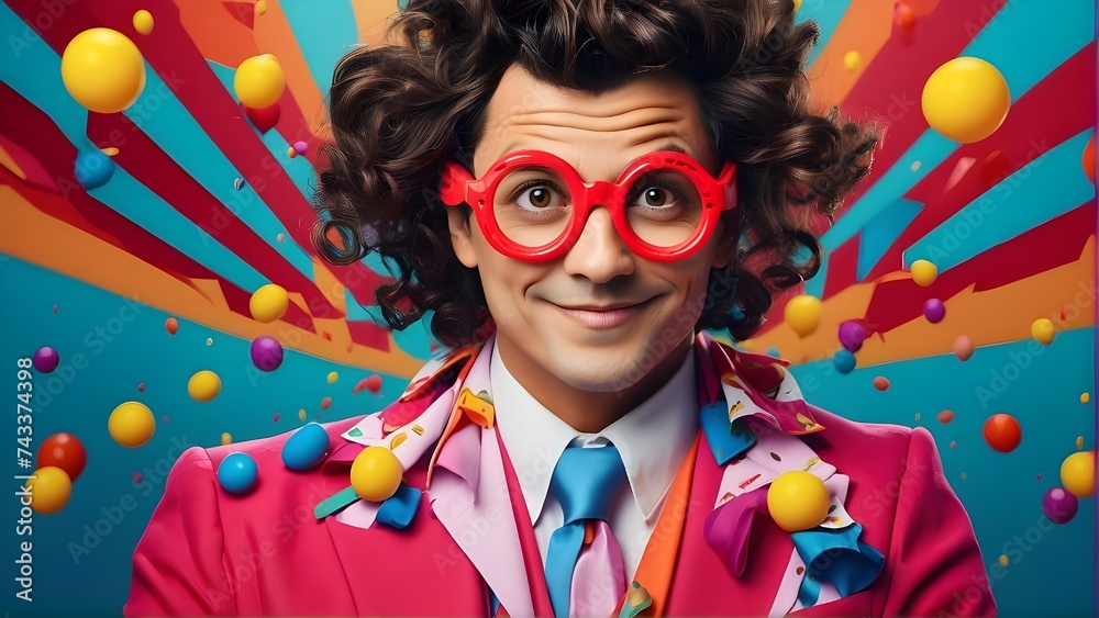 portrait of a clown, portrait of a clown,