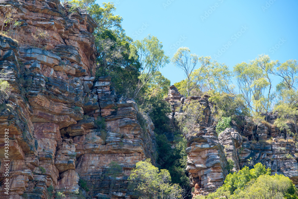 rugged Outback scenery in the Northern Territory of Australia ...