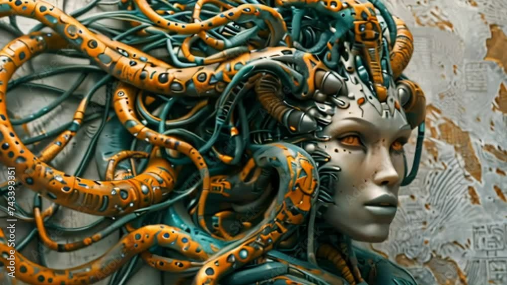 medusa reimagined: a study on the convergence of robot-like, statue ...