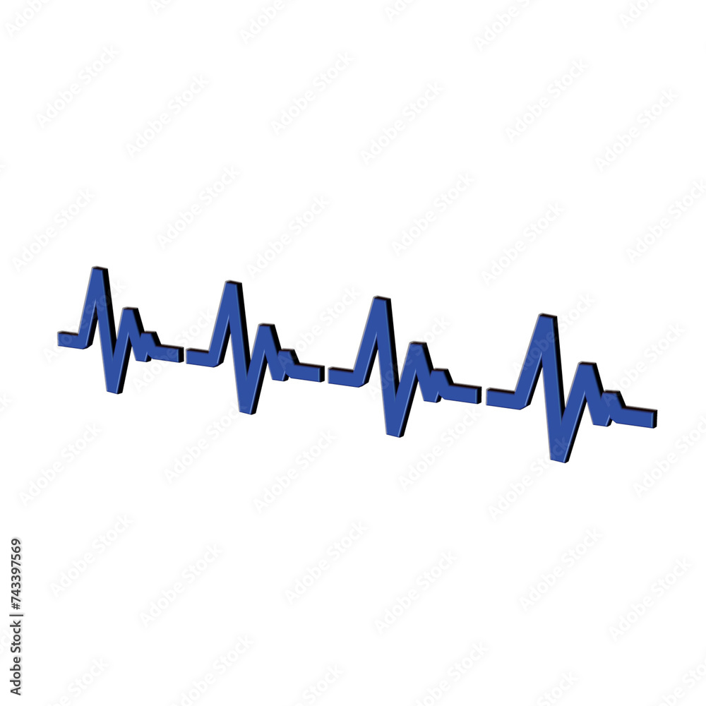 linear oscilloscope, cardiac/heart monitor, sound wave pattern Stock ...