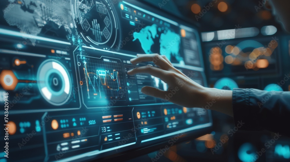 management system to create reports with KPIs and indicators connected ...