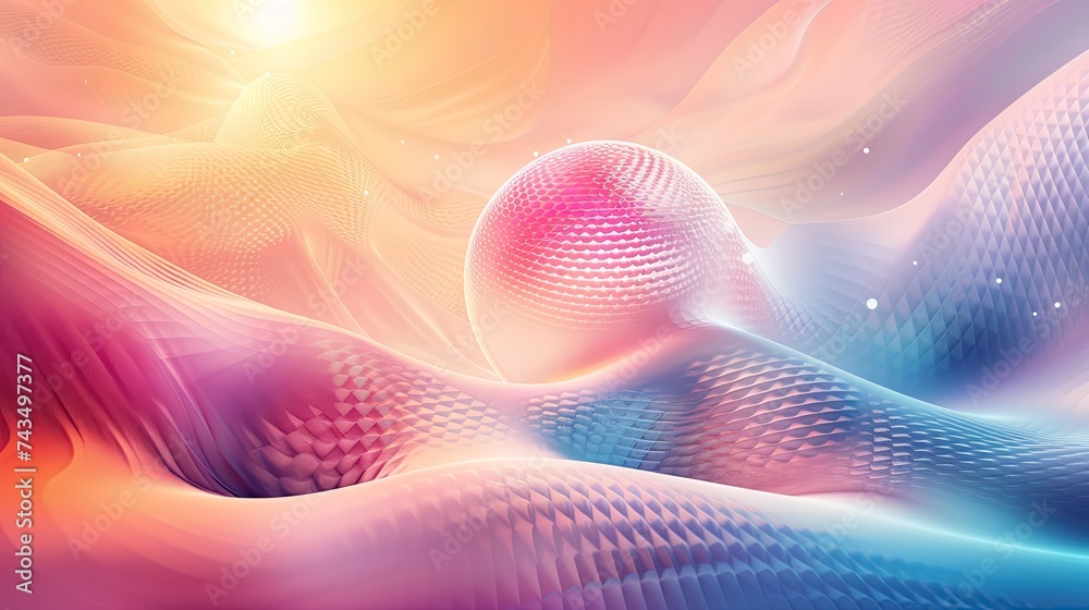 Elegant and soothing background for a mathematics textbook cover ...