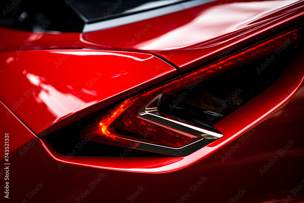 Exquisite Red GT Sports Car: A Symbol of Luxury, Roaring Power, and ...