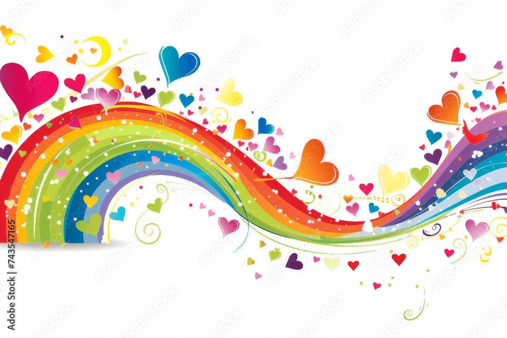 LGBTQ Pride jet black. Rainbow sketch colorful lavender diversity Flag ...