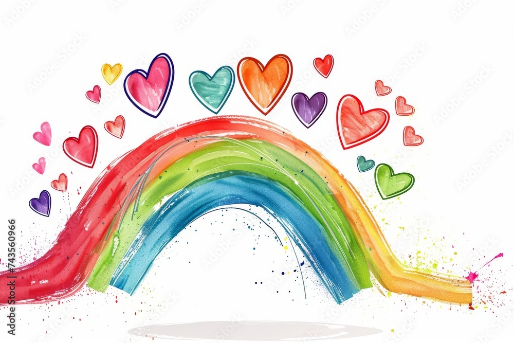 LGBTQ Pride disciple. Rainbow transition colorful freedom diversity ...