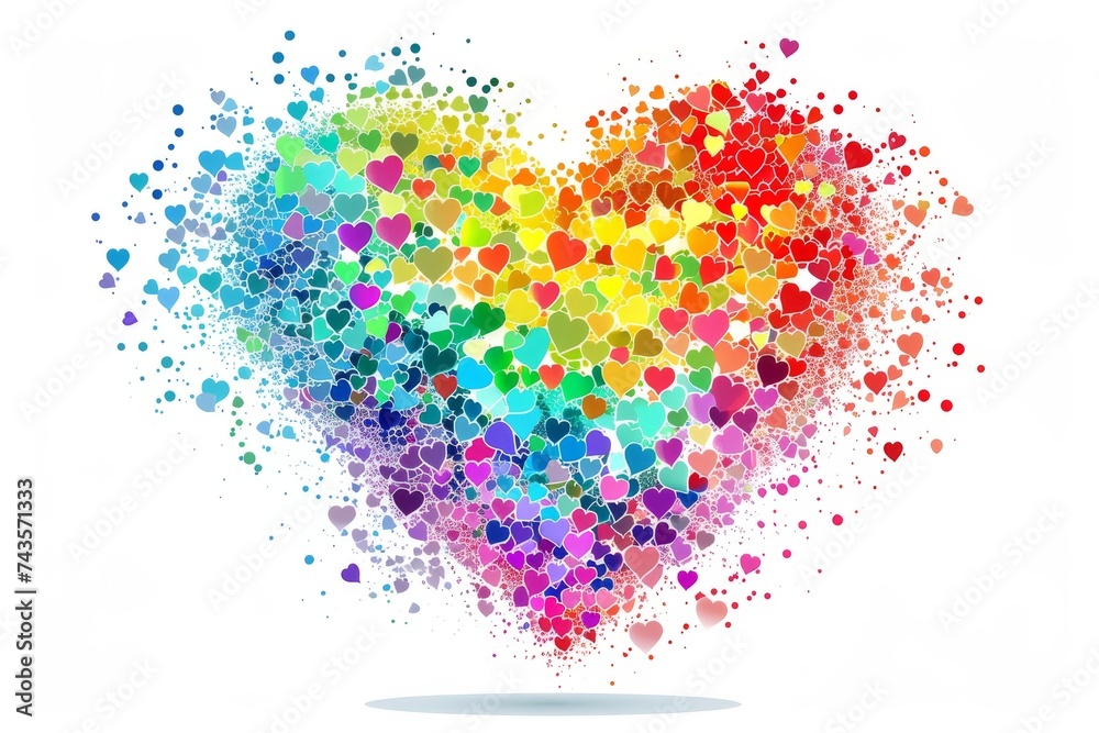 LGBTQ Pride individual rights. Rainbow curve colorful blm diversity ...