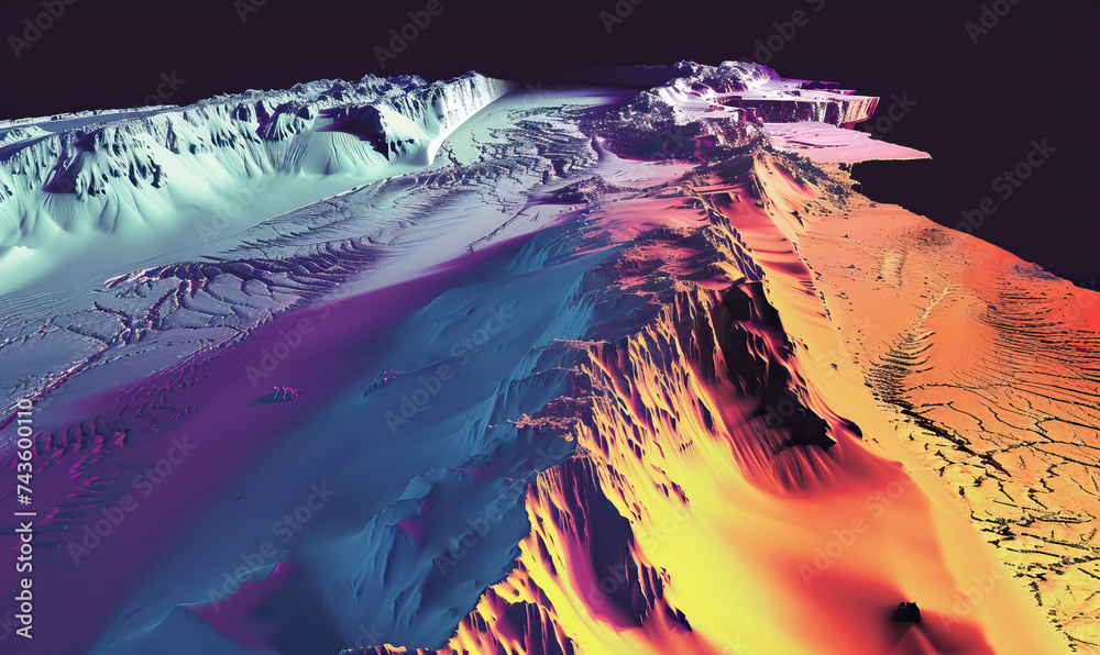 LiDAR technology generating point cloud data for a hilly mountainous ... LiDAR technology generating point cloud data for a hilly mountainous ...