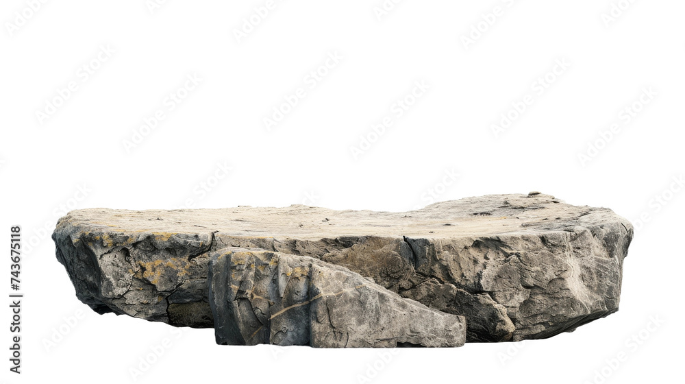 Rock platform podium, on transparent background, PNG format Stock Photo ...
