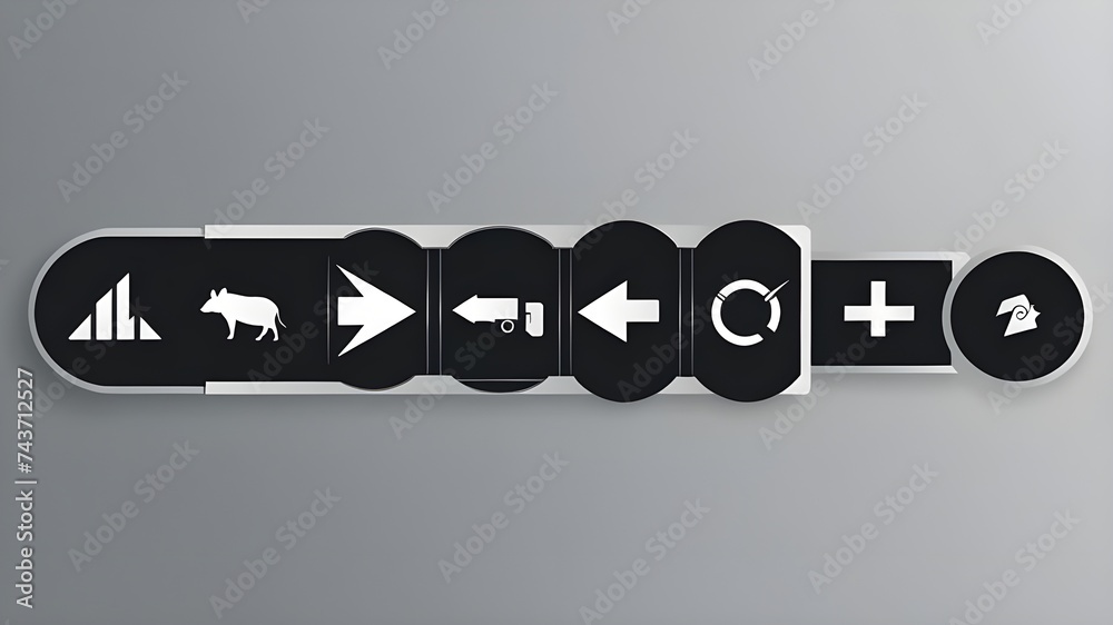 Computer mouse click cursor gray arrow icons set and loading icons ...