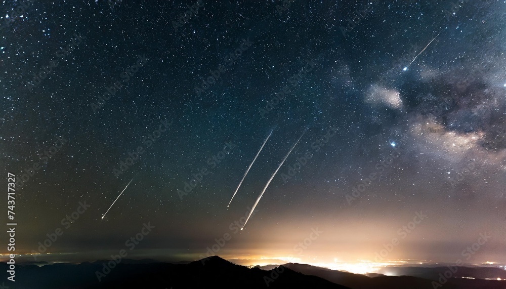 Foto de falling star photoshop overlay night sky starlight milky way ...