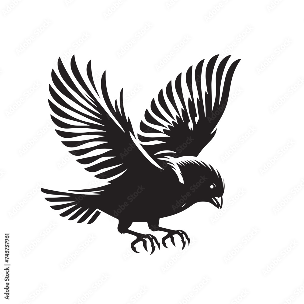 sparrow silhouette tattoo,sparrow silhouette flying ,sparrow silhouette ...