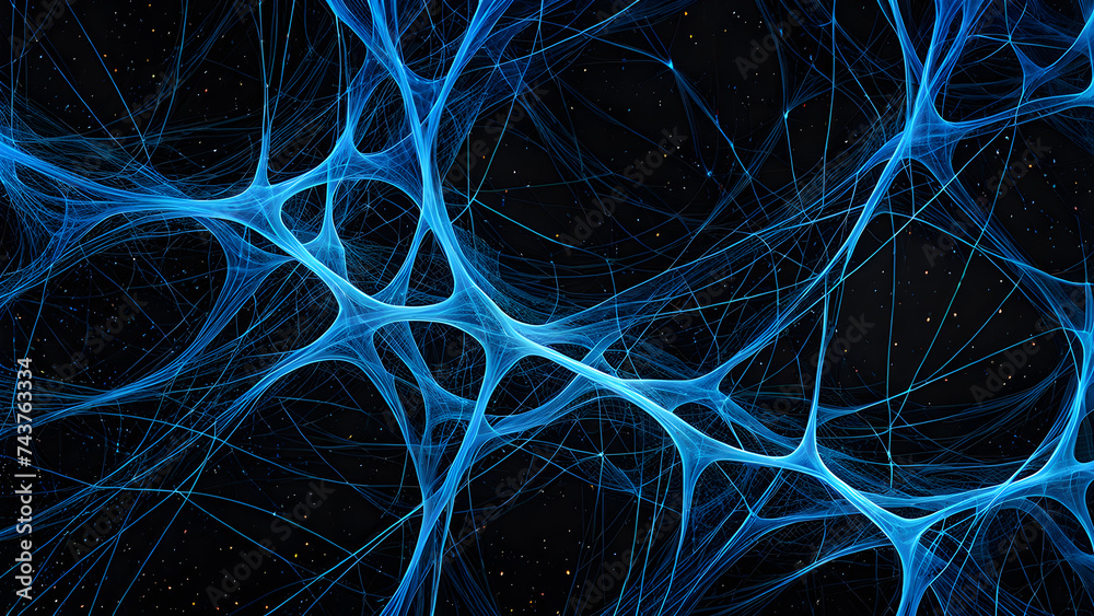 ai-neural-network-visualization-intertwining-data-streams-and-clusters ...