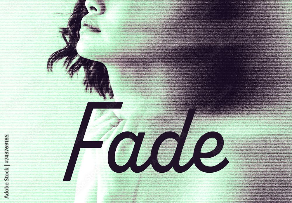 Fading Blur Photo Effect Mockup Stock Template | Adobe Stock