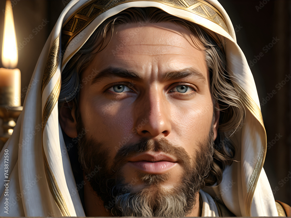 Isaiah's Insight: Portrait of the Biblical Prophet Isaiah, Reflecting ...