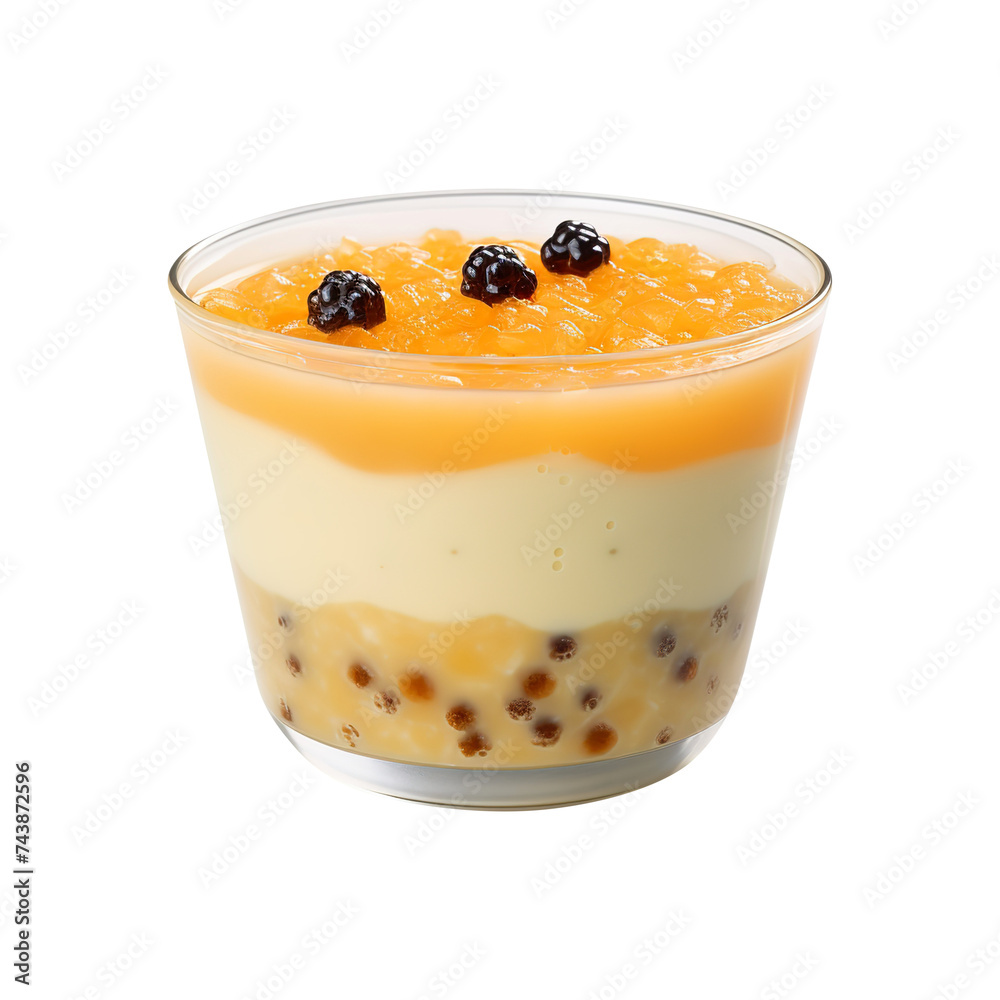 Sago pudding isolated on transparent background Remove png, Clipping ...