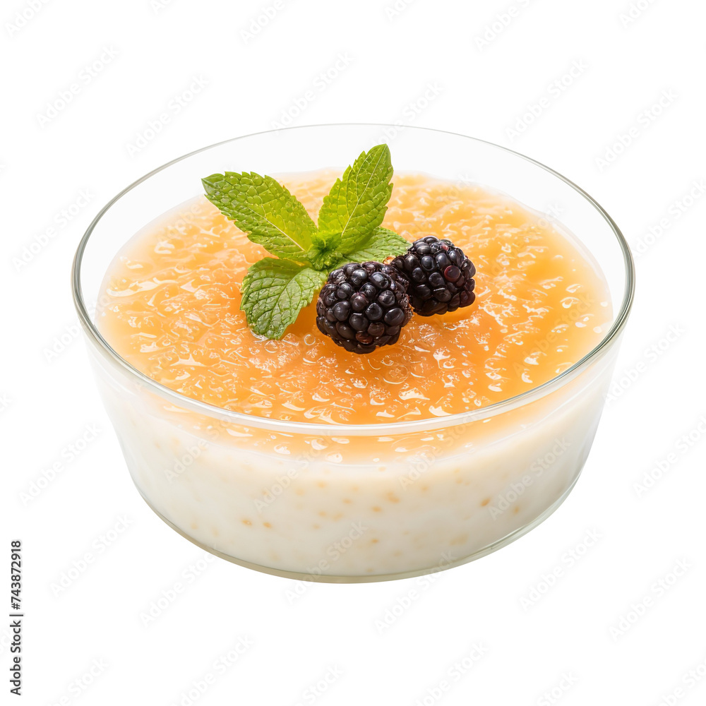 Sago pudding isolated on transparent background Remove png, Clipping ...