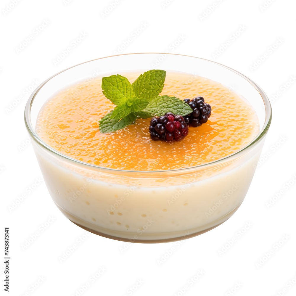 Sago pudding isolated on transparent background Remove png, Clipping ...
