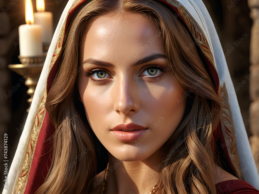 Mary Magdalene's Devotion: Portrait of the Biblical Figure Mary ...