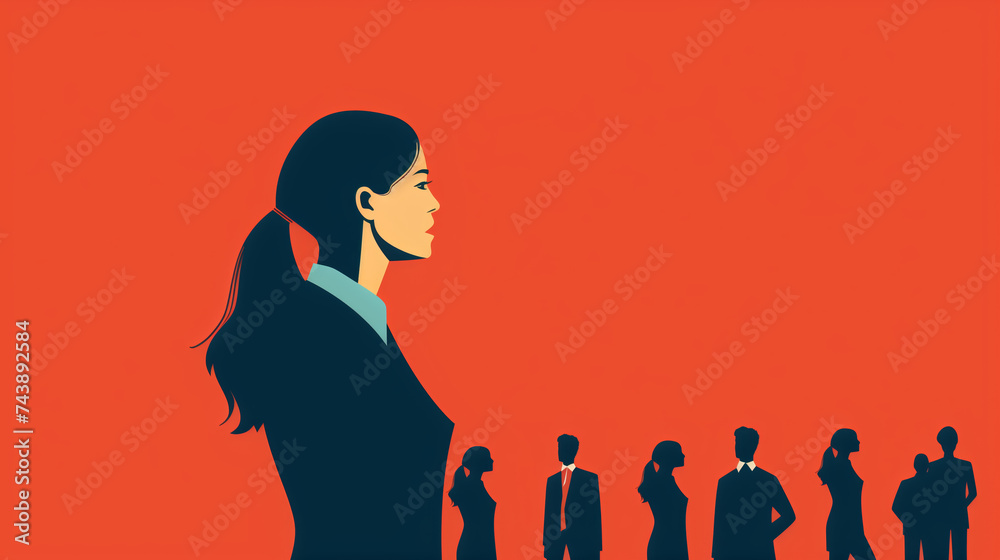 Woman leadership, woman in business, corporate lady, woman in science ...