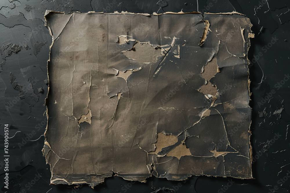 A realistic distressed edge paper texture overlay for an album cover ...