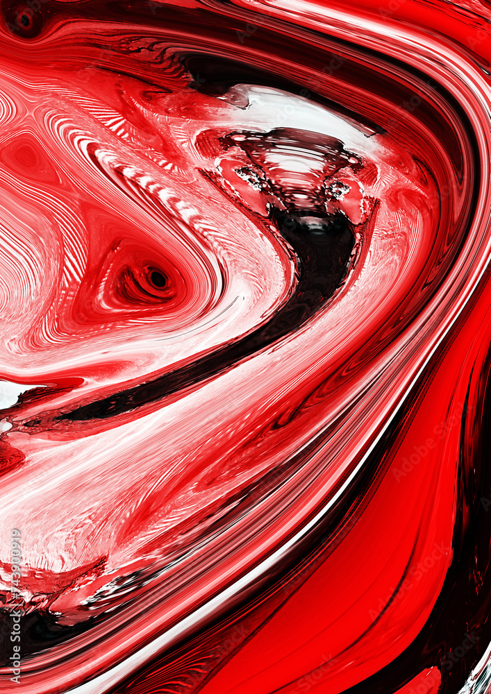Red background wallpaper abstract art design. Digital blurred red ...