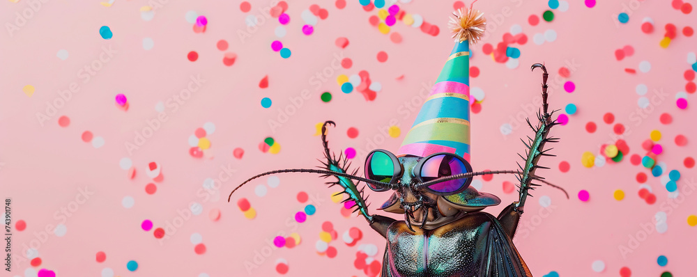 Happy Birthday, carnival, New Year's eve, Sylvester or other festive ...