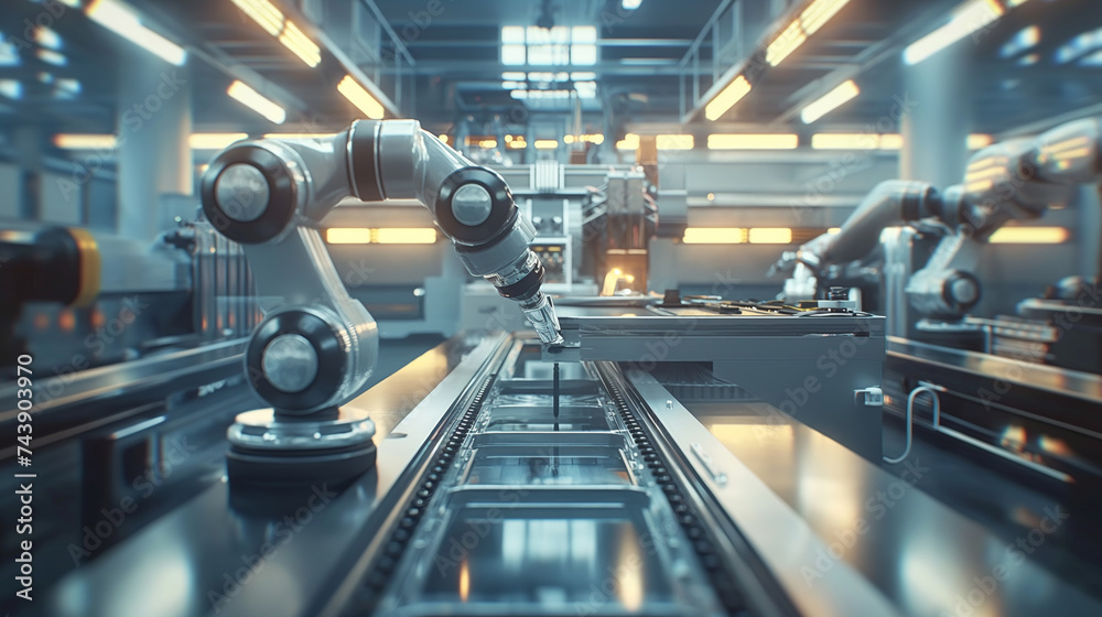 Industrial Smart Factory Robots showcase advanced automation and ...