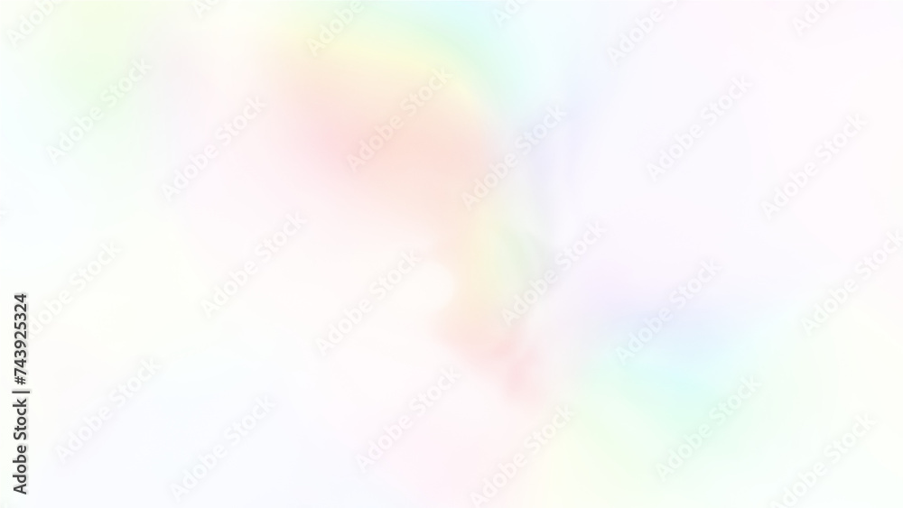 Abstract color spectrum light leak reflection overlay on transparent ...