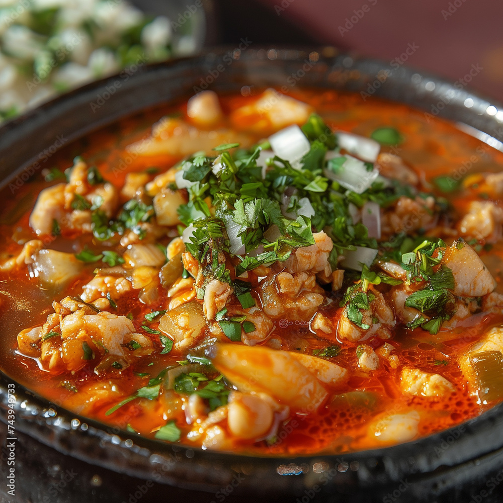 Menudo - Traditional Mexican Soup Delight Stock Photo | Adobe Stock