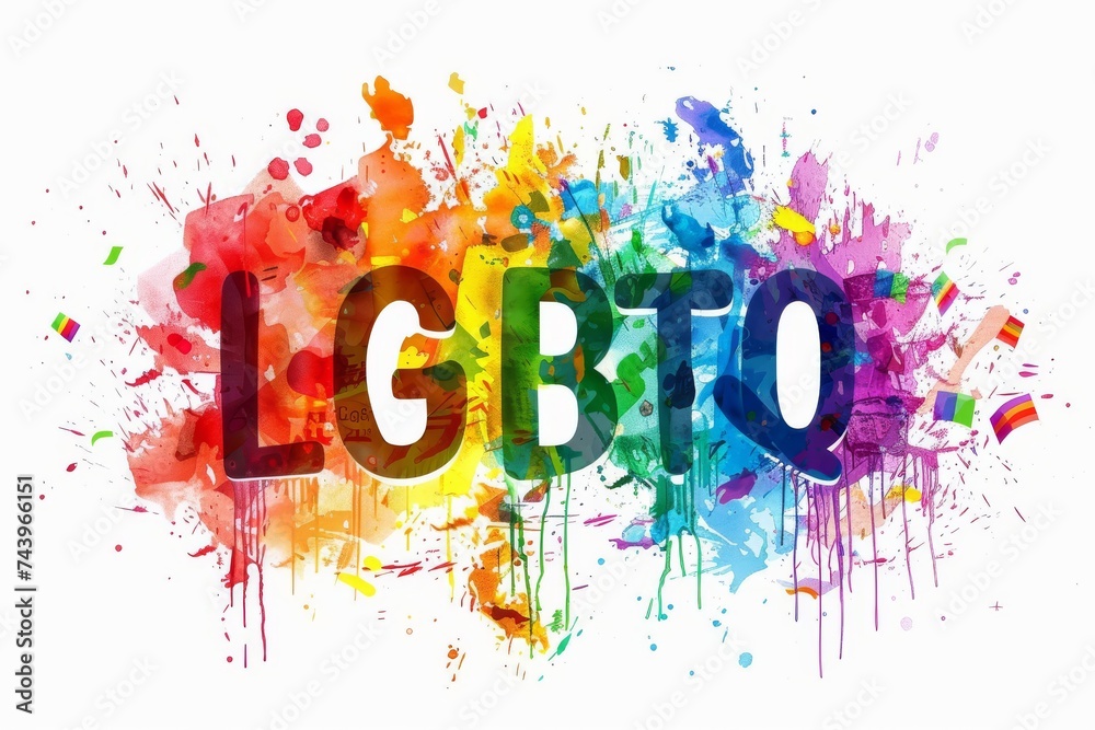 LGBTQ Pride charcoal. Rainbow pastiche colorful atypical diversity Flag ...