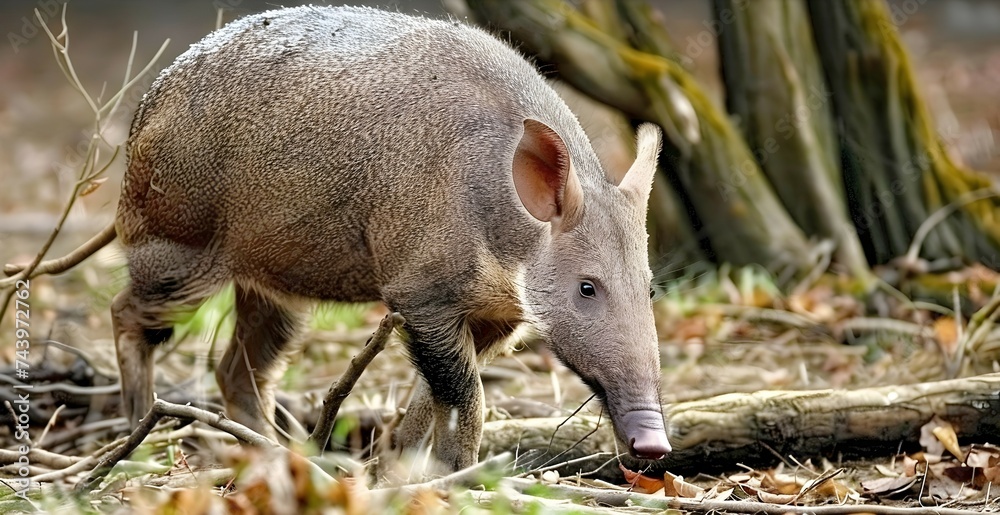 Aardvark in Natural Habitat: Majestic Wildlife Portrait of African ...
