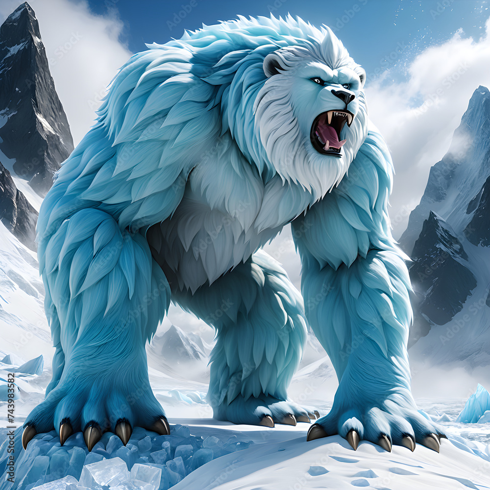 The Ice Yeti is a massive ice creature that really stands out in its ...