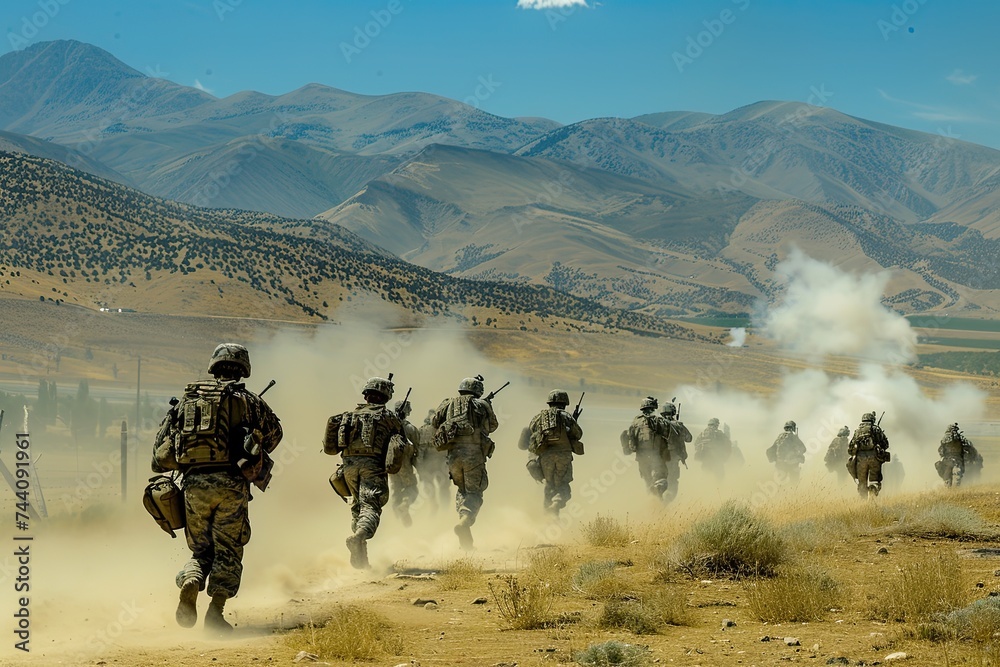 military exercises demonstrating organized training activities to ...