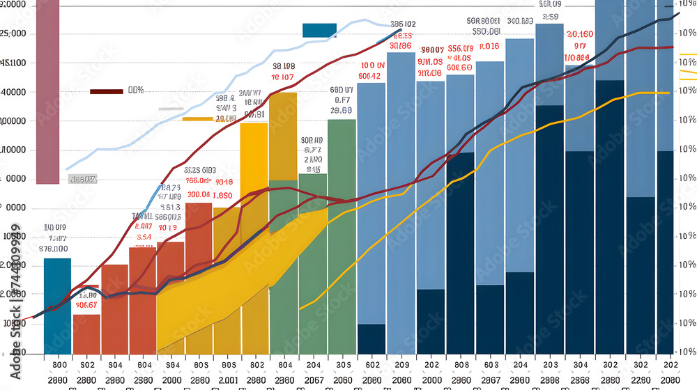 Illustrative Representation of GDP Growth and Trends Over The Years: A ...