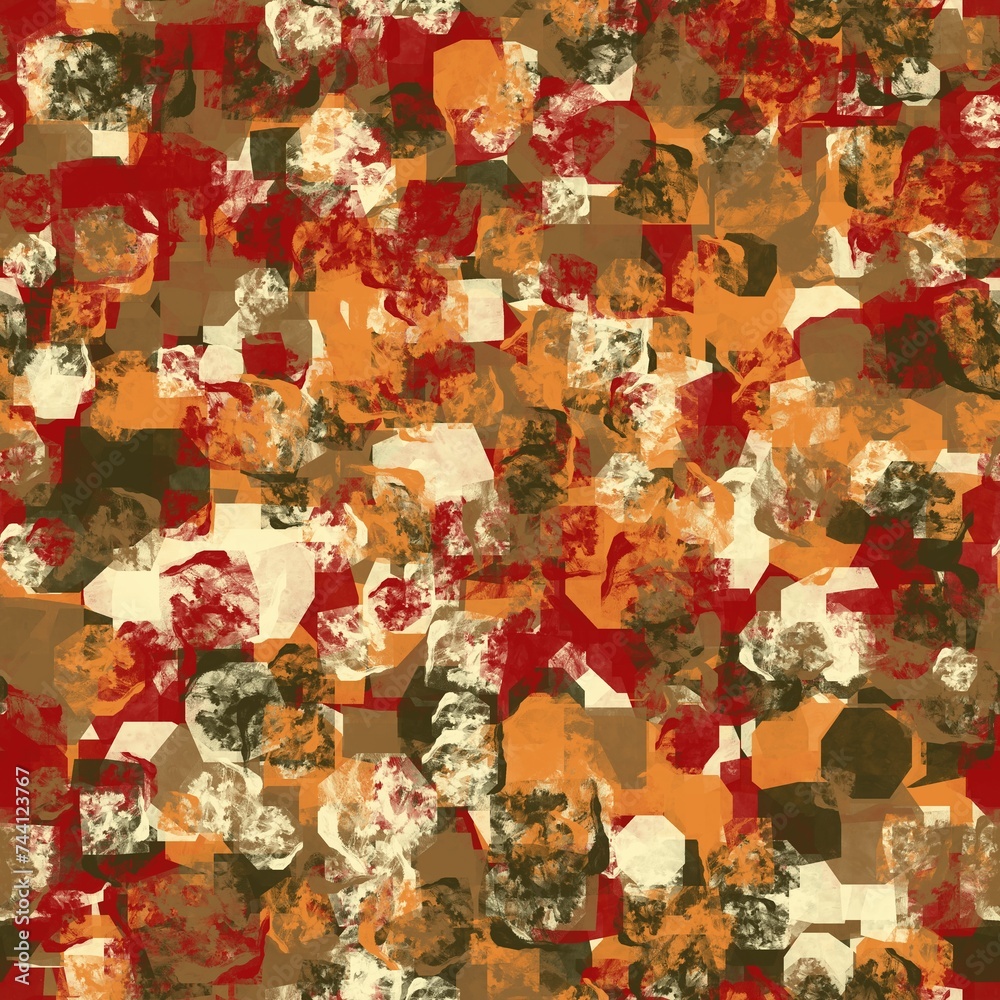 Seamless pattern lattice shell structure design. Mixed background with ...