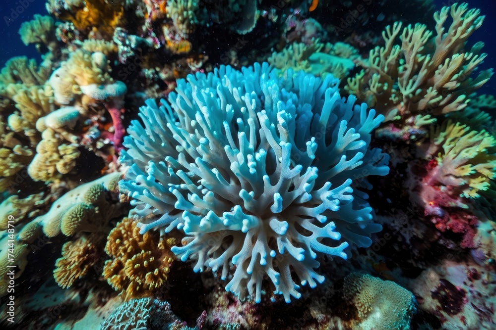 Coral bleaching linked to elevated sea temps: Loss of symbiotic ...